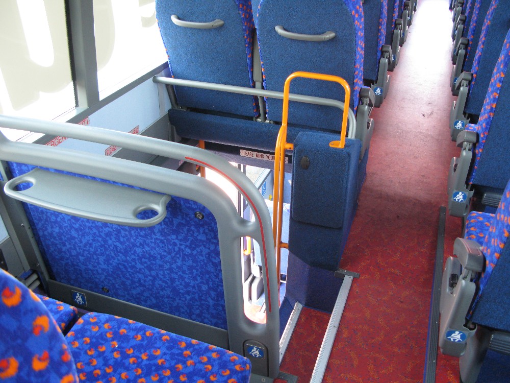 Megabus Interior Stairs